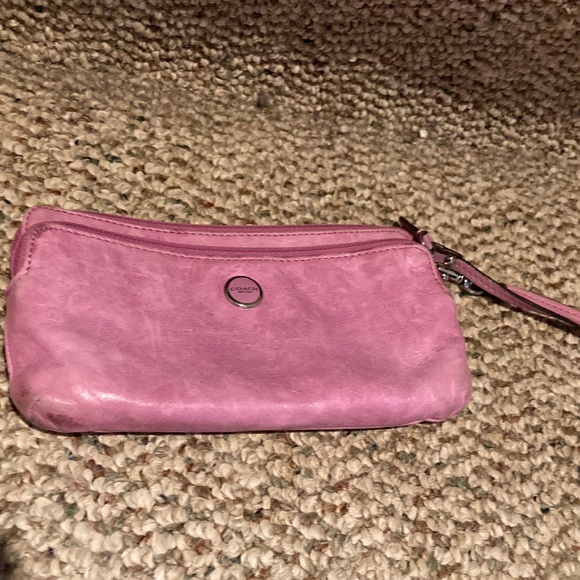 Coach | Bags | Coach Soft Leather Pink Wallet | Poshmark